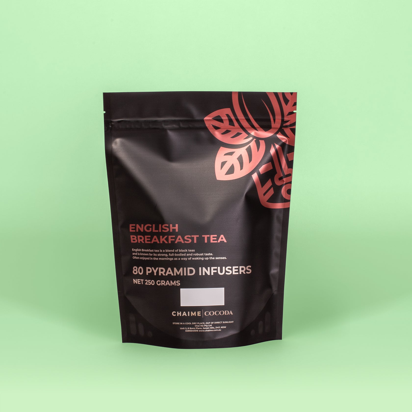 English Breakfast Tea Pyramid Bags - Bold & Organic Black Tea – Chai Me